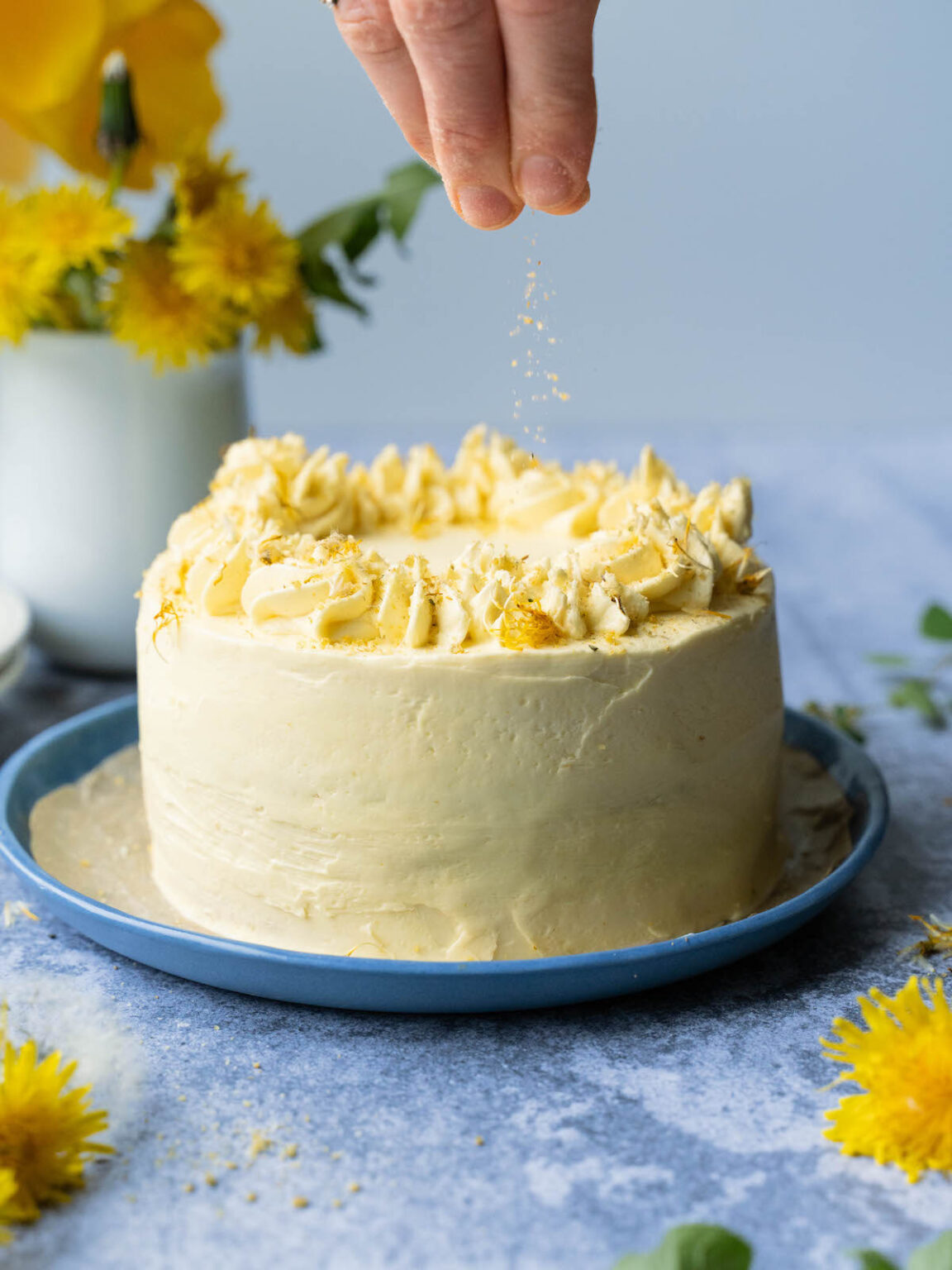 Ultimate Dandelion Cake - Butter Witch
