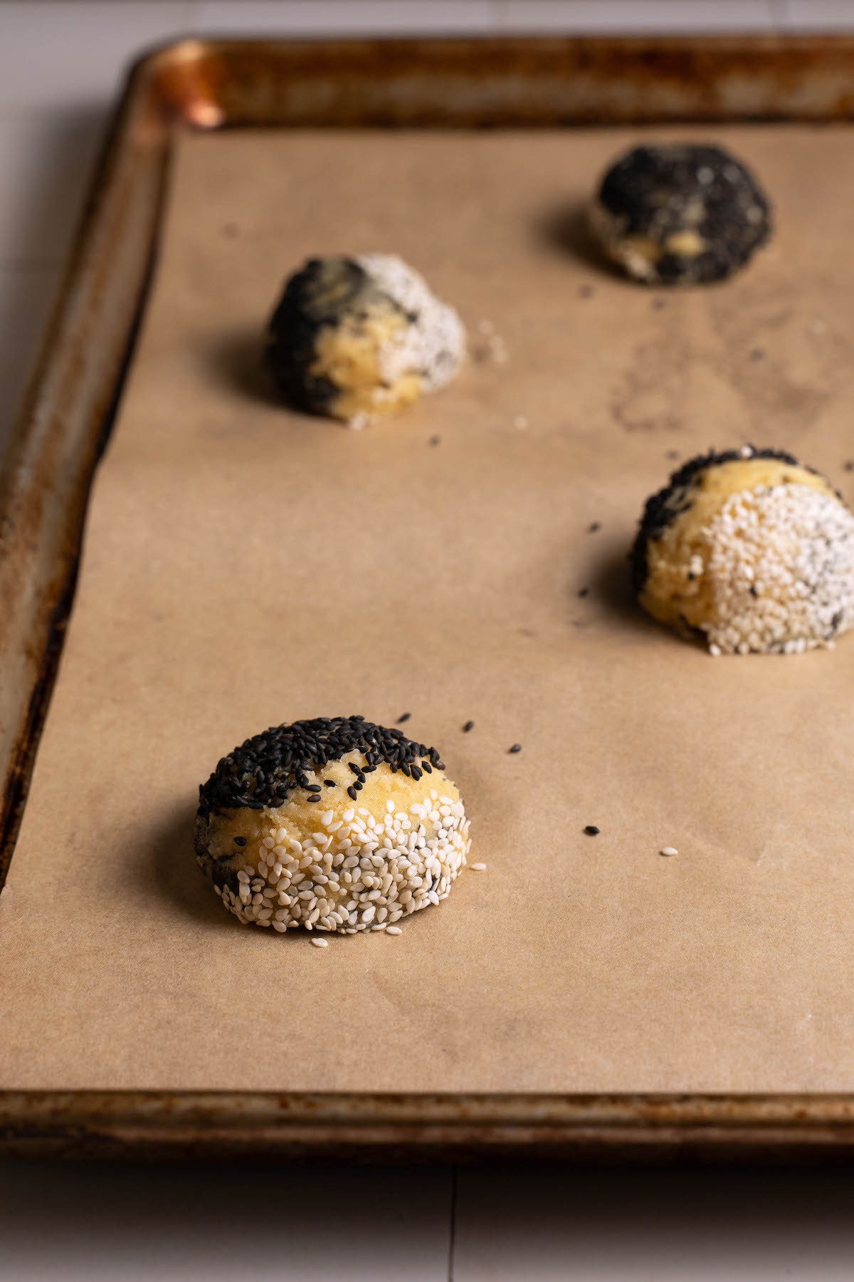 Black Sesame Swirl Cookies - Butter Witch