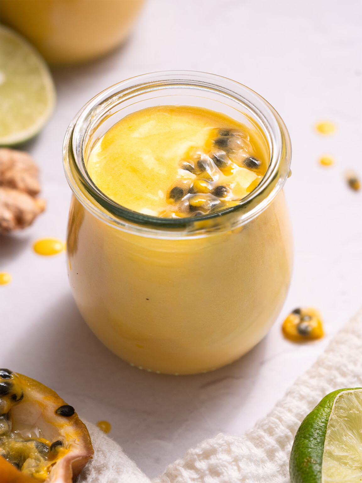 Passionfruit Ginger Curd (homemade passionfruit curd recipe)